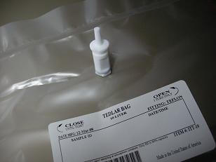 Tedlar Bag – 200 Liter PTFE Fitting (pkg 1) | Samplebags.eu | Supplier ...